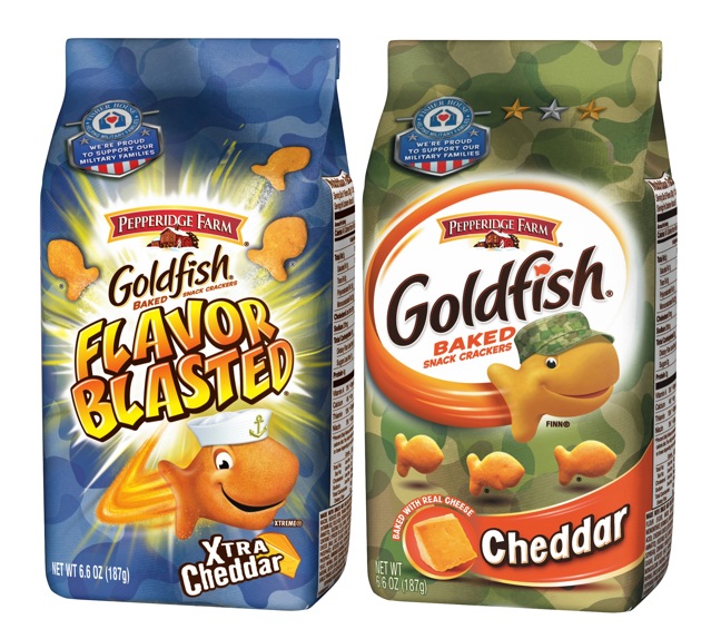 Pepperidge Farm Honors Military With Donation, Unique Goldfish Packs