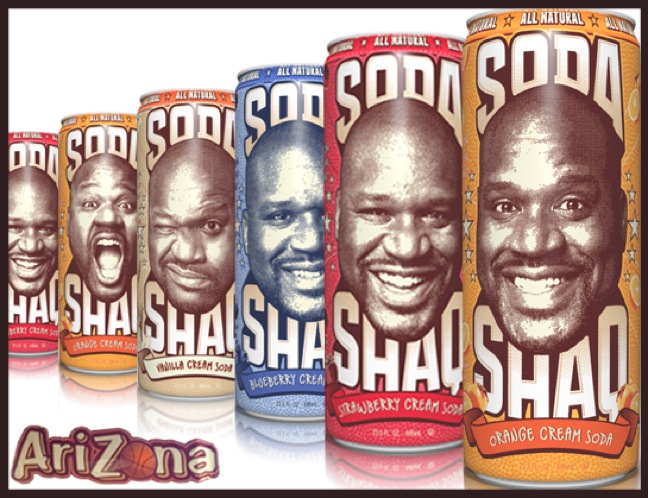 AriZona Beverages, Shaquille O'Neal Team Up For Cream Soda Line