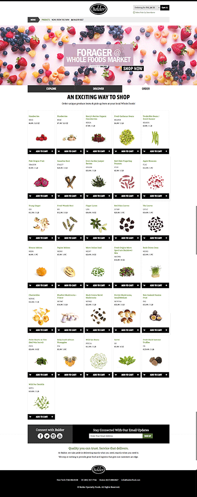 Baldor Specialty Foods Launches ‘Forager’ In Whole Foods Unit