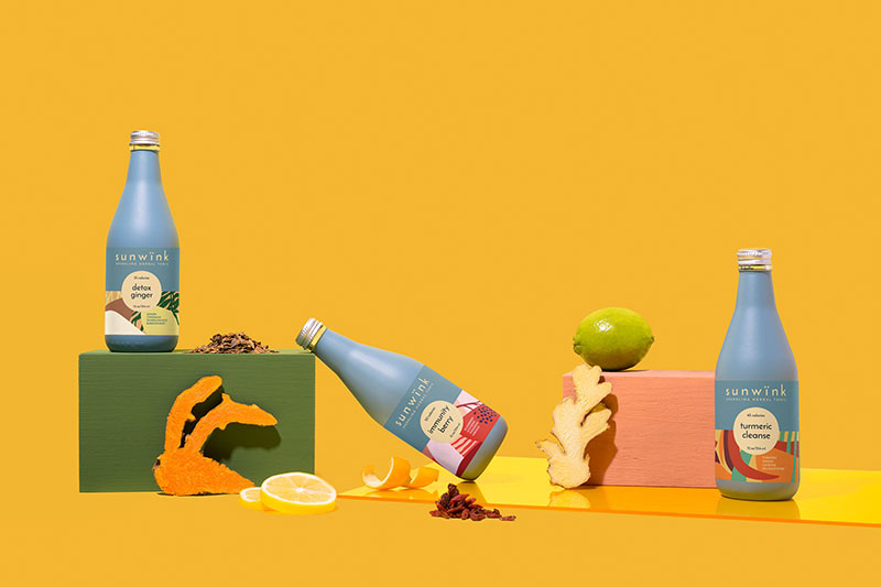 Sunwink Sparkling Detox Ginger Herbal Tonic Available Nationwide