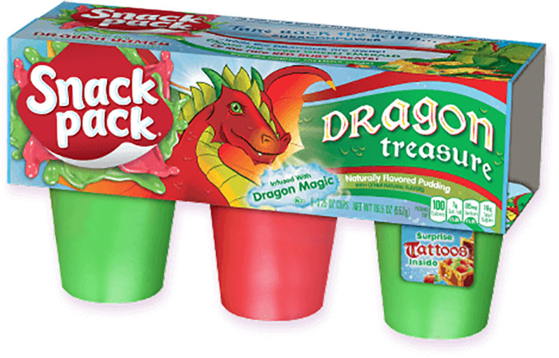 Snack Pack Launches New Dragon Treasure Pudding Cups